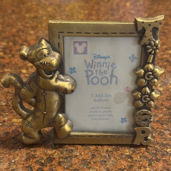 Disney | Accents | Disney Winnie The Pooh Tigger Gold Photo Frame ...